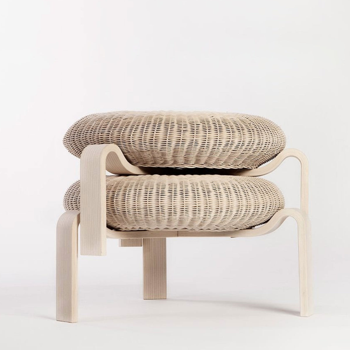 Ole Schjøll Wicker Stool - Sale – modernlink